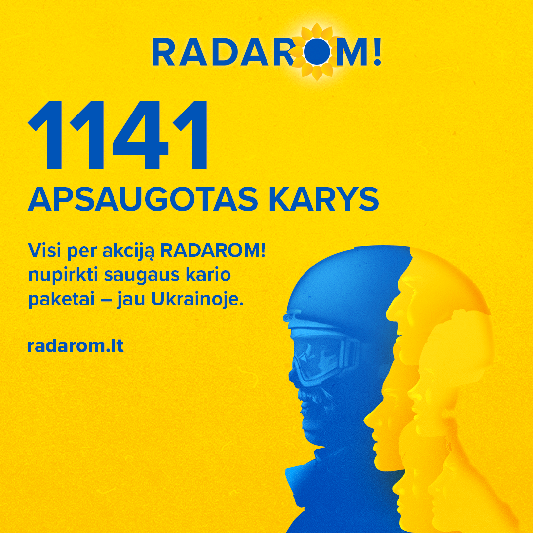 Ukrainą pasiekė visi „Radarom!“ akcijos saugaus kario komplektai ...